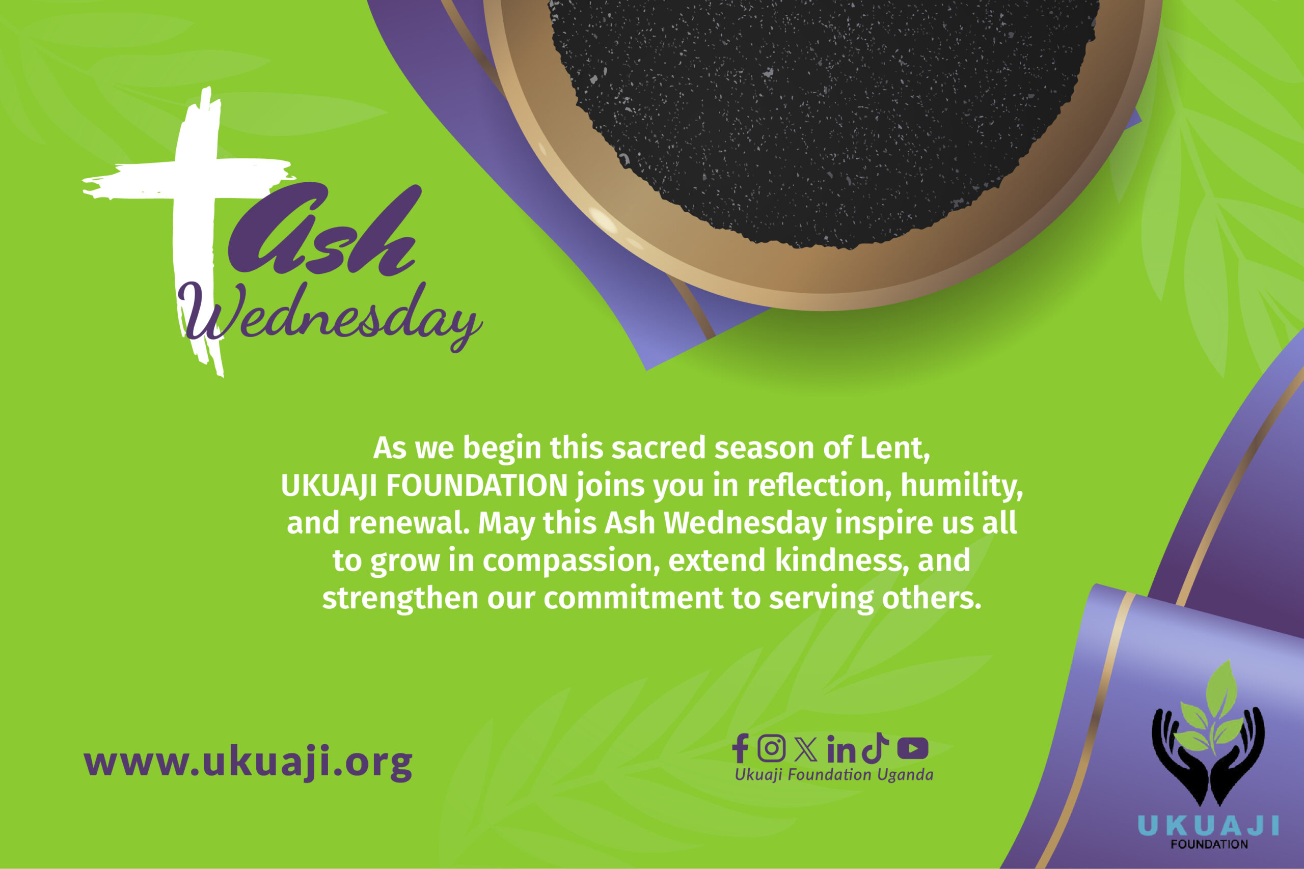 Ash Wednesday Blessings from Ukuaji Foundation – UKUAJI Foundation